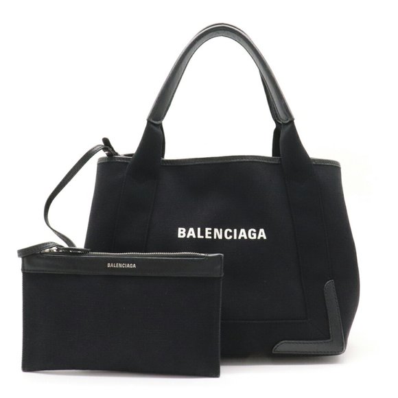 Balenciaga | Bags | Balenciaga Balenciaga Navy Cover S Tote Bag Handbag ...